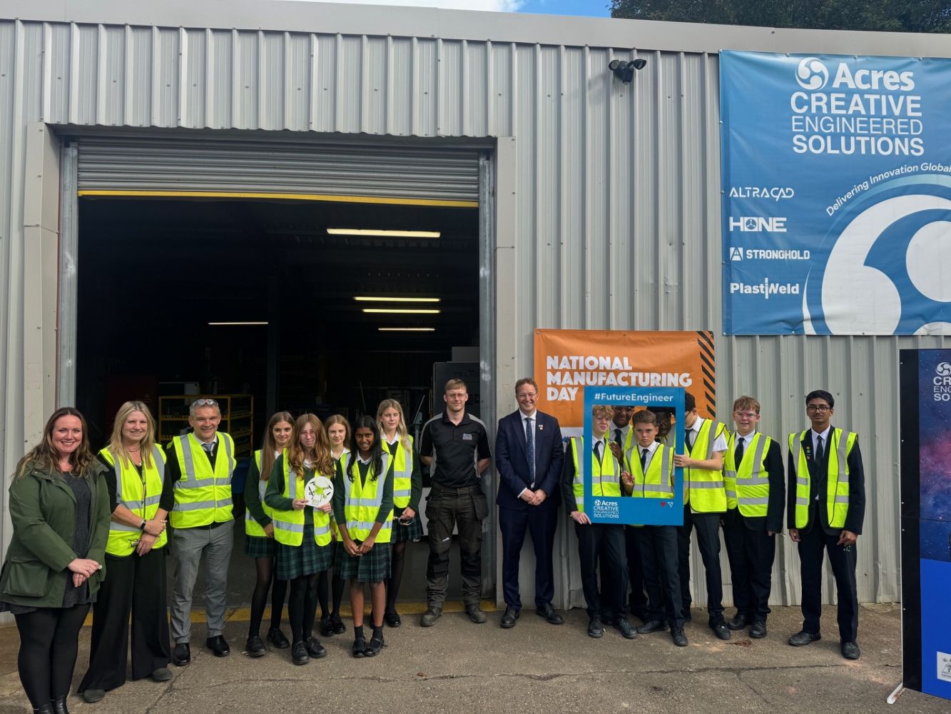 Acres Engineering opened up the shop floor to 170 young people on National Manufacturing Day ...